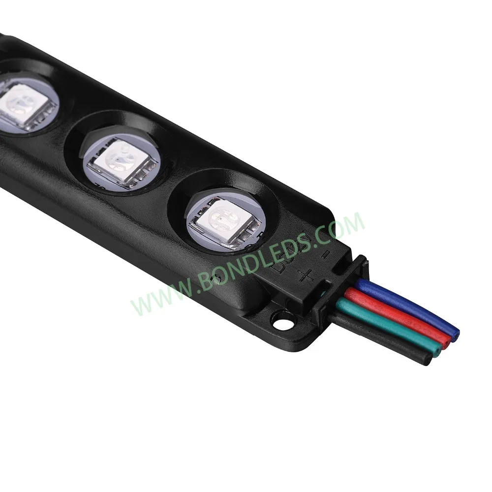 Addressable Rgb Pixel Led Module 5050 Led Module 3led Black Rgb Led ...