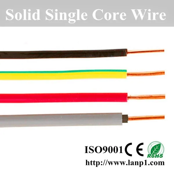 Electric Cable 3 Core Solid Core Copper Wire 3* 6mm2