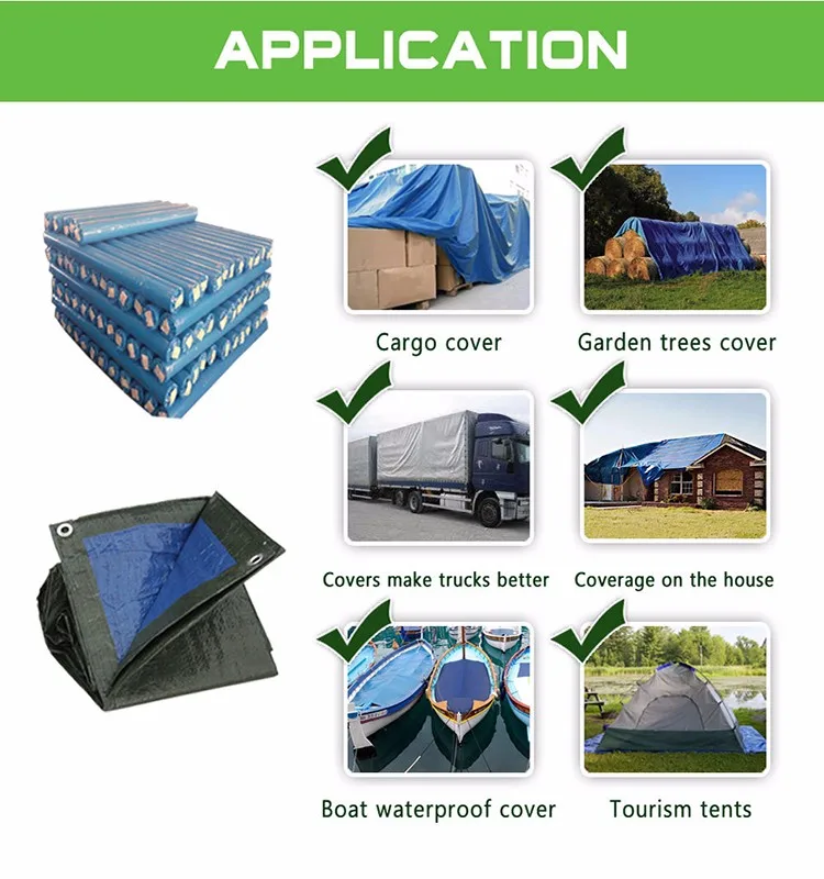 Mande Ground Sheet Cover Pe Tarpaulin Factory In China 240 G Heavy Duty Tarpaulins Waterproof ...