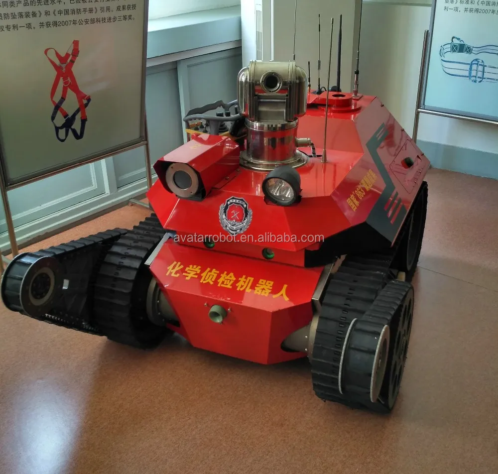 Military Reconnaissance Fire Fighting Robot For Rescue And Inspection ...