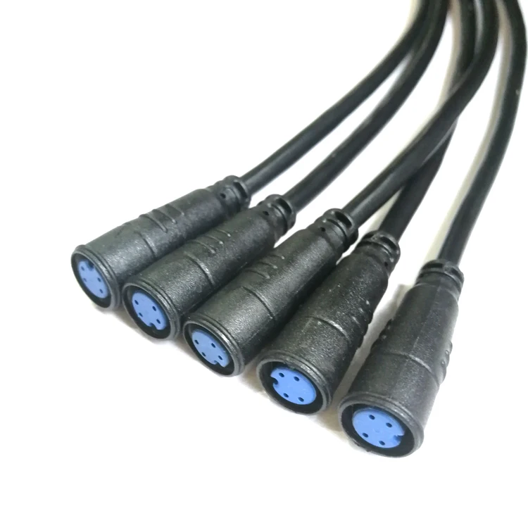 4pin Extension Cable Wire With Male And Female Waterproof Connectors At ...