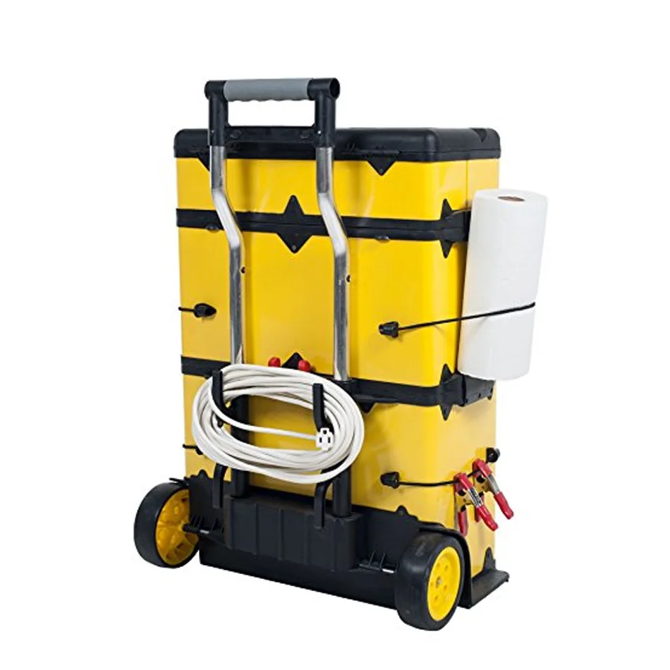 GD2096 Plastic Stackable Rolling Toolbox - Durable & Versatile