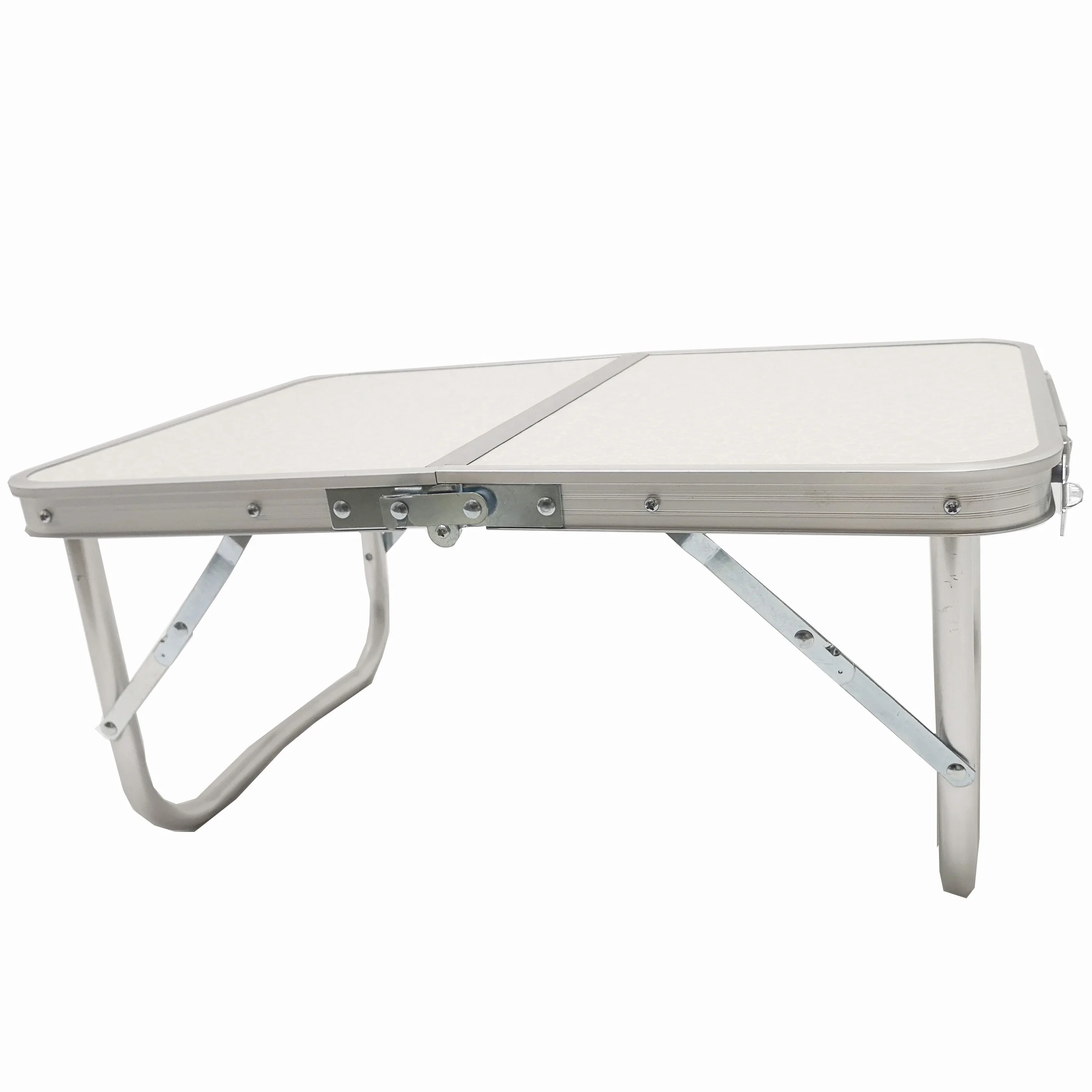 Aluminum Folding Table - Portable and Adjustable White
