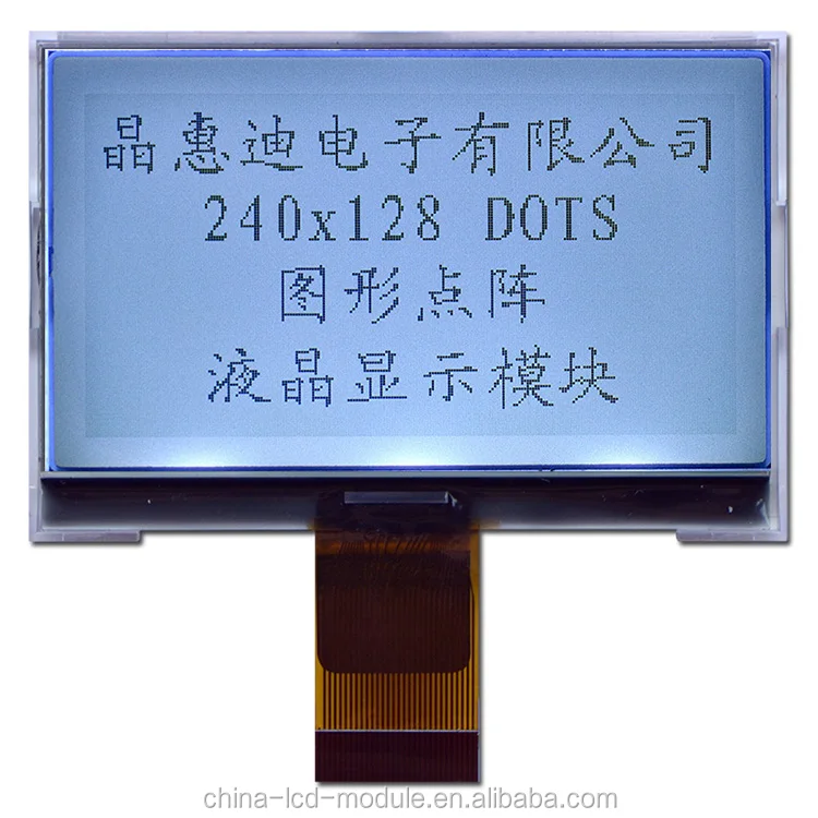 240X128 2.8 Inch LCD Display Module - JHD240128-G33BSW-G