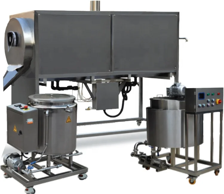 China New Continuous Production Mini Caramel Popcorn Coating Machine ...