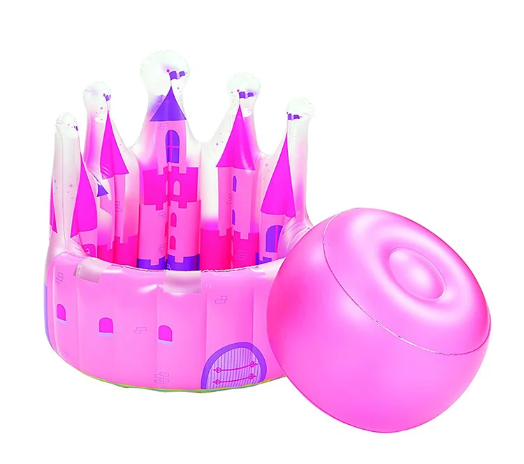 Promotional Inflatable Throne Princess Chair Foldable Kids Baby Travel ...