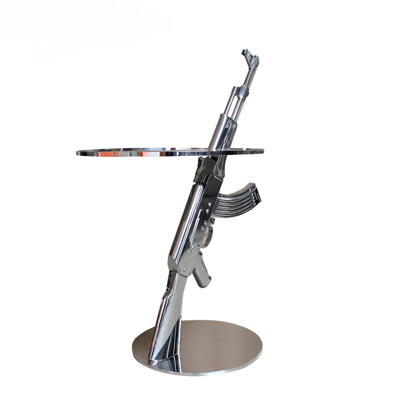 Customization Villa Lounge Furniture Stainless Steel Creativity Ak 47 ...