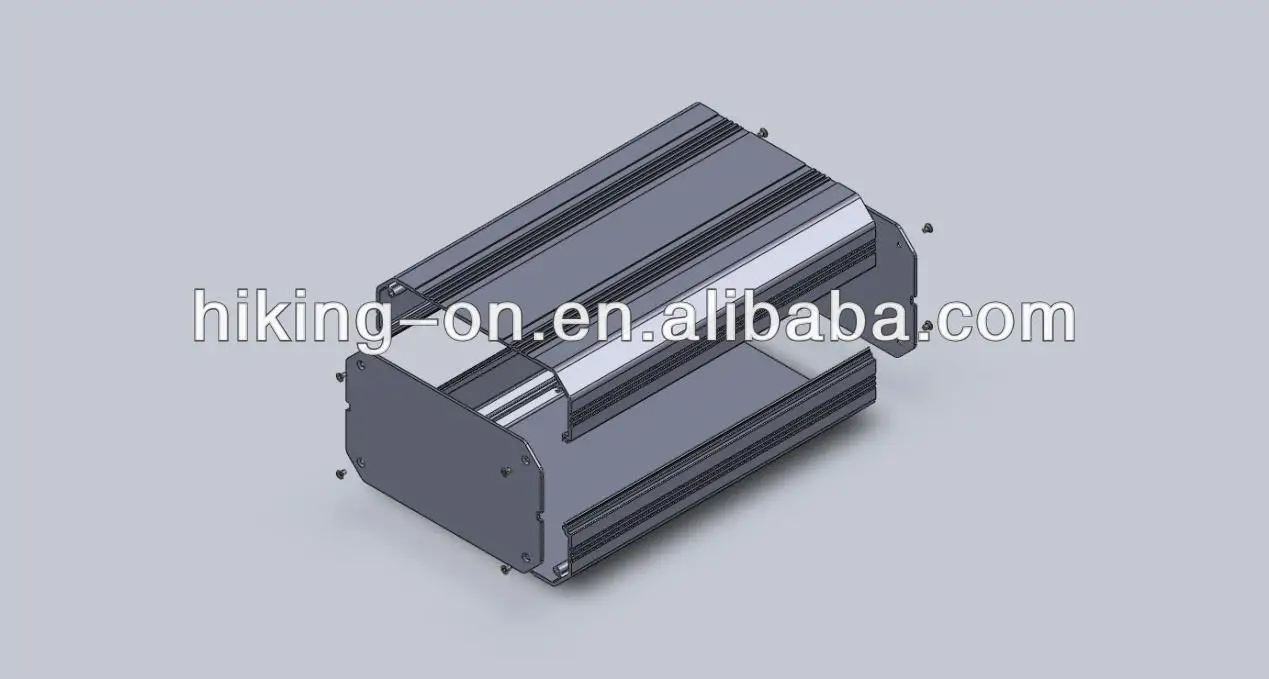 Aluminum Extrusion Tubular Enclosure Profiles/aluminum Extruded ...