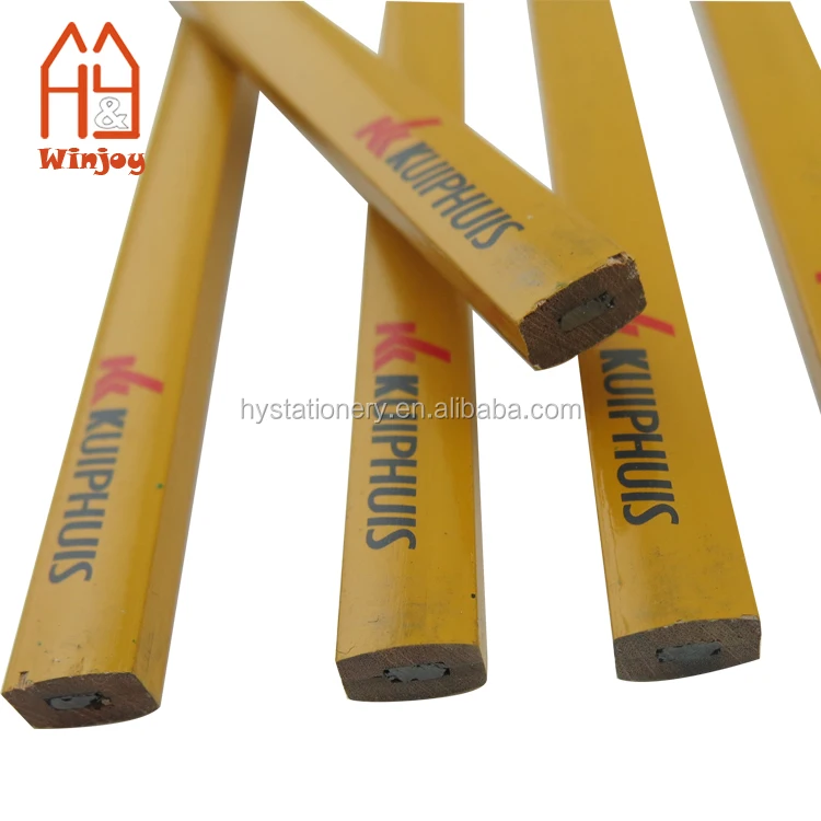 Oval/rectangle Shaped Carpenter Pencils Markers, Contractors Pencil ...