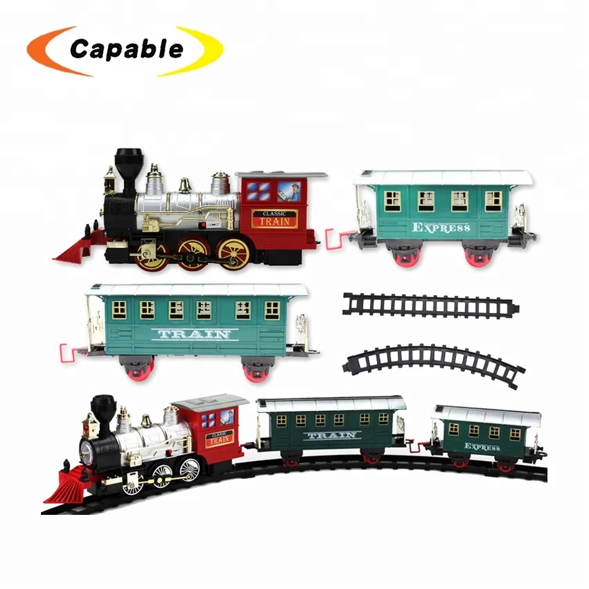 Toddler Kids Toy - Adjustable Speed Electric Railway Train Track Set ...