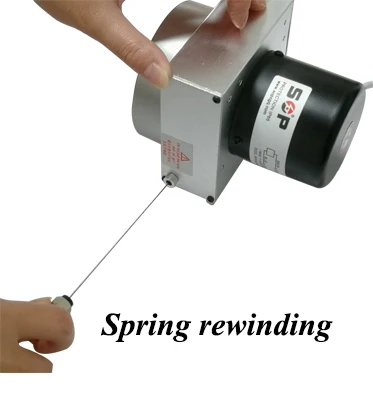 Hot Sale 500mm Linear Wire Displacement Potentiometer Rope Encoder ...