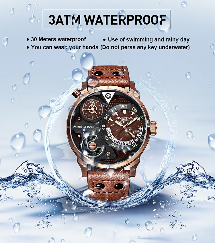 Fashion Custom Printed Logo Quartz Watch Personalized Waterproof Men ...