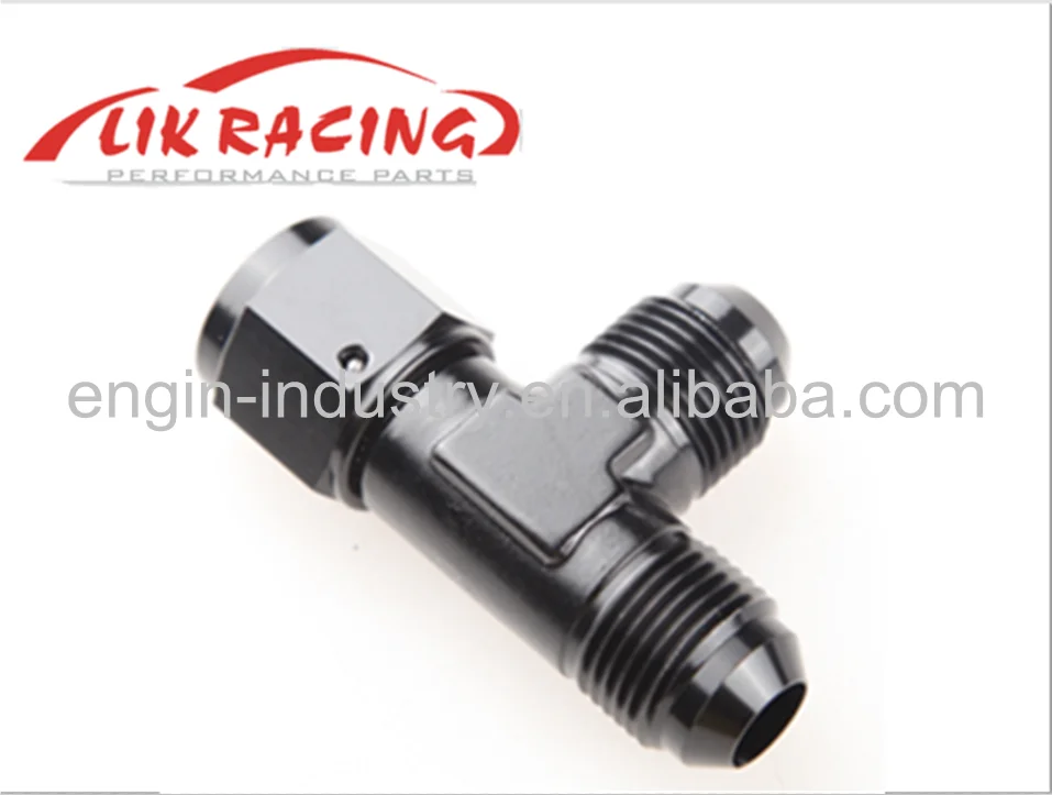 An6 An-6 Male To -6an Male To 6an Female Pipe Flare Tee T Piece Fuel ...