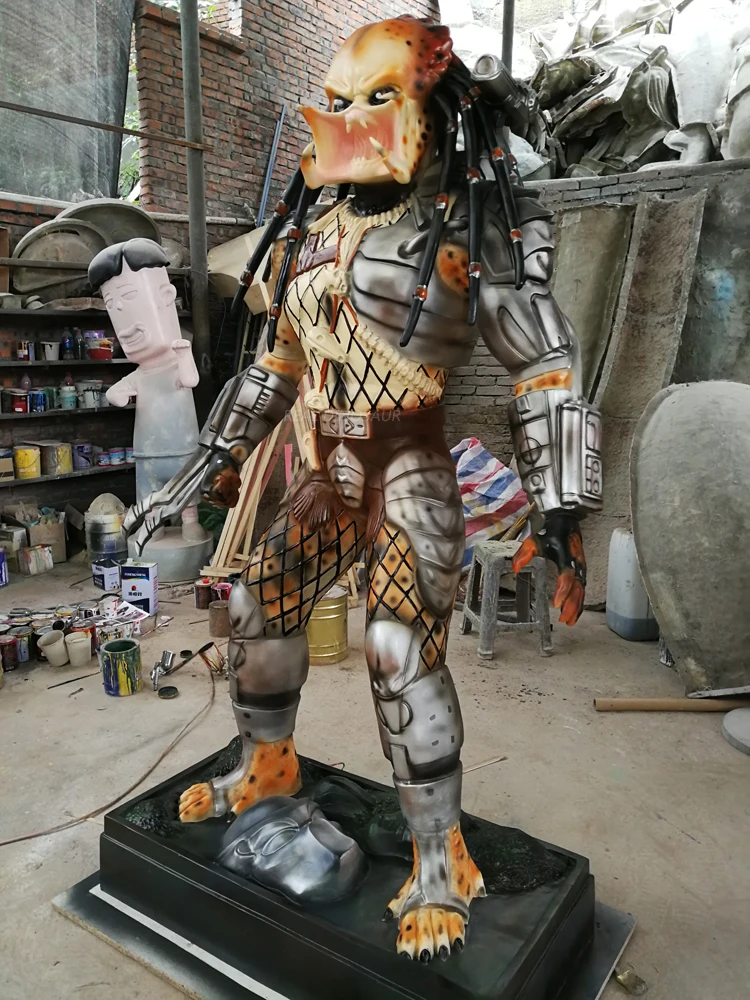 Fiberglass Predator Sculpture Custom Figure Model - Buy Predator ...