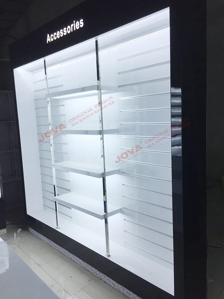 Shop Design with Decorative Mobiles - Modern Cell Phone Store