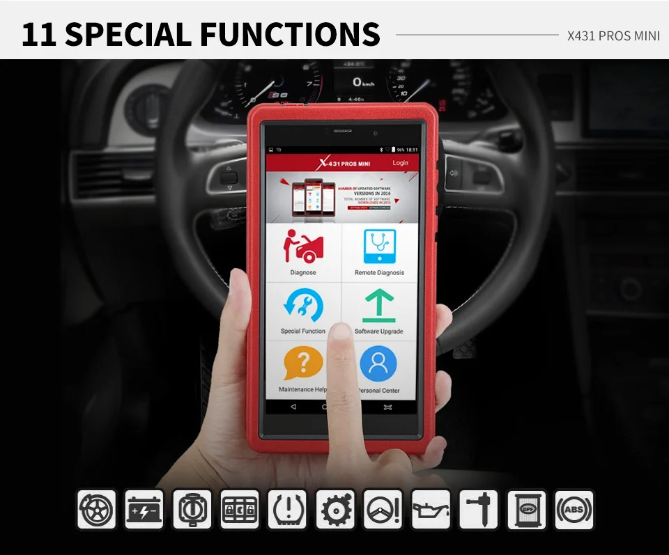 Launch 100% Original X431 Pros Mini Diagnostic Machine With 2 Years ...