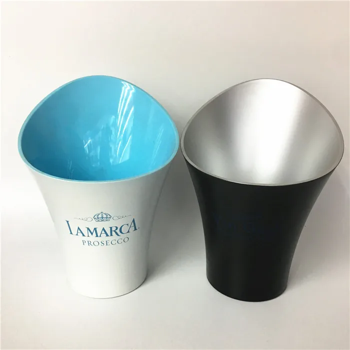 Transparent Plastic Bucket Custom Plastic Frosted Ice Bucket - Buy Ice ...