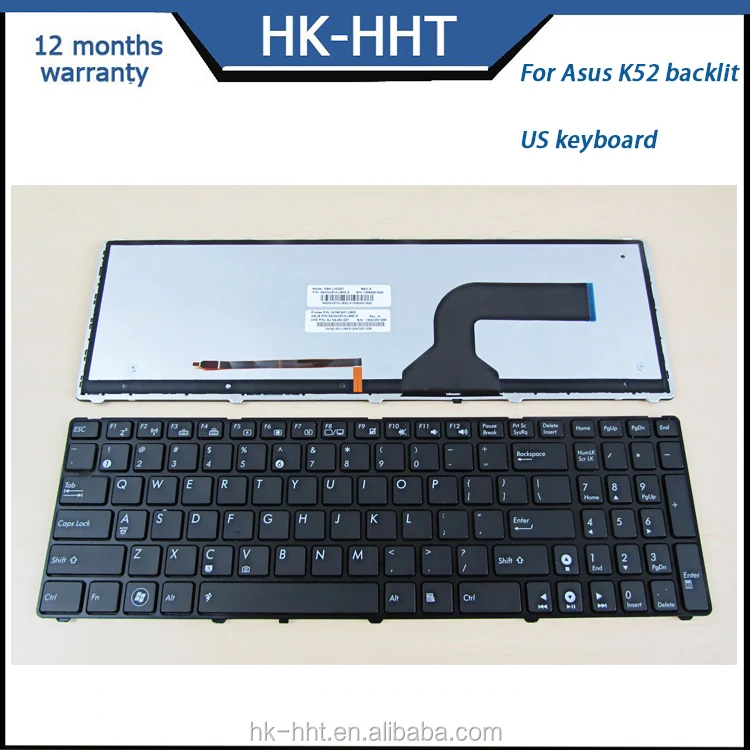 Black Us Keyboard For Asus K52 G60 G72 G73 N73 With Backlit Laptop ...