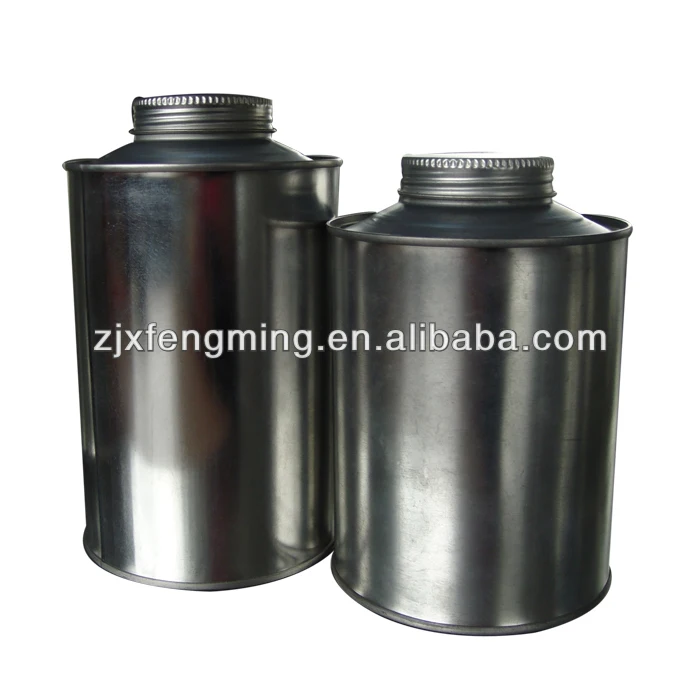 500ml 1000ml Adhesive Tin Can With Metal Stopper And Screw Cap For ...