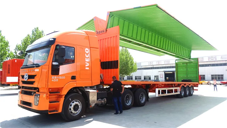 Wholesales Wing Van Lock Wing Open Van Semi Trailer Van Truck Wing Body ...