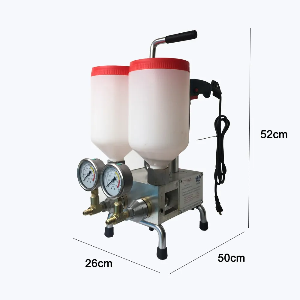 High Pressure Double Components Injection Grout Machine Two Component ...