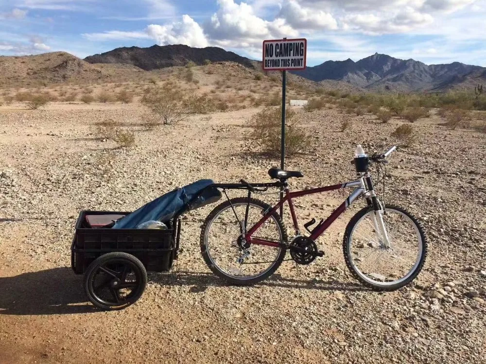 Cycling Bicycle Cargo Camping Trailer - Durable & Versatile