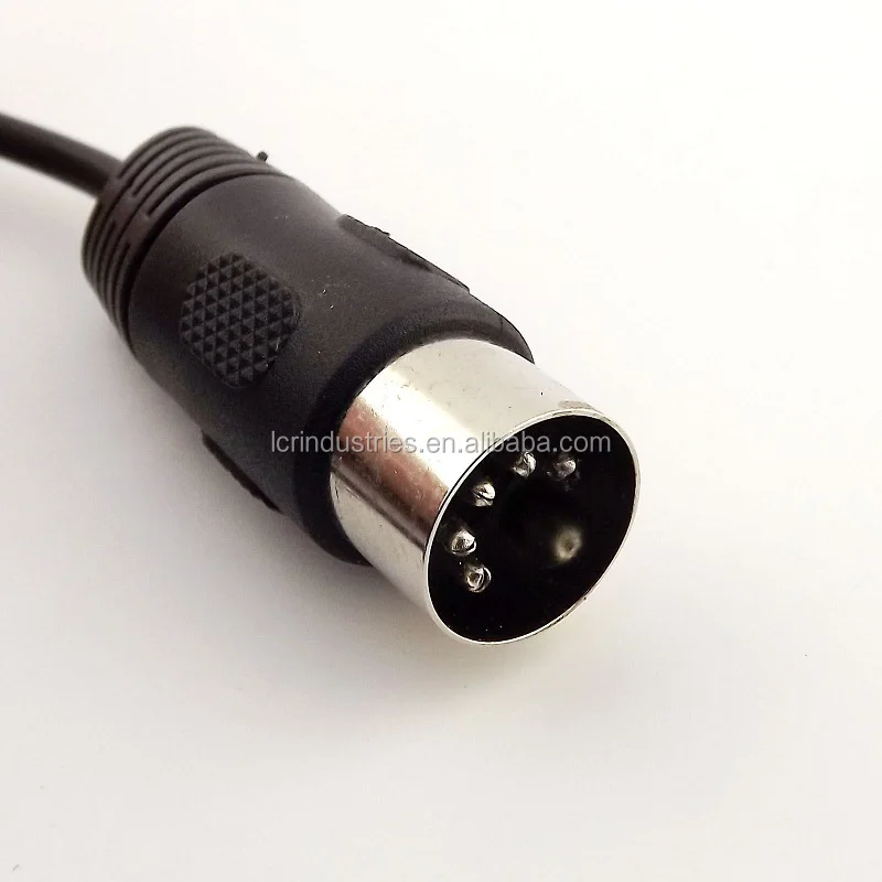 5 Pin Mini Din to 3.5mm Female Stereo Audio Converter Cable