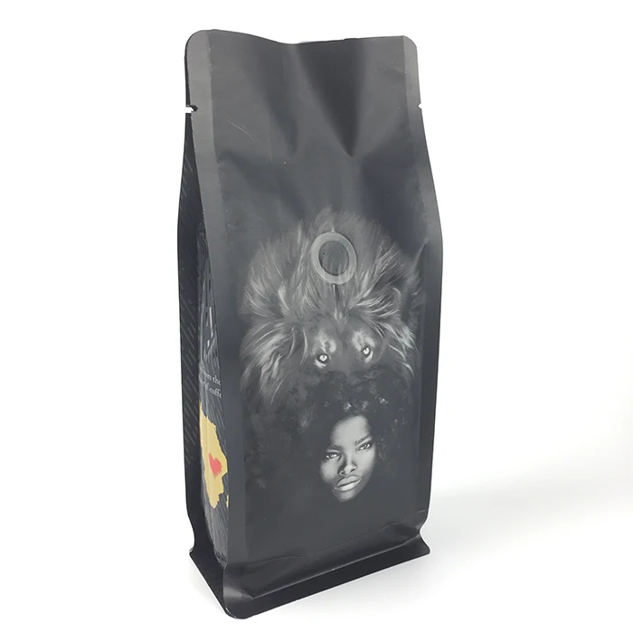Coffee Bean Packaging Bags - 2 Oz Small Square Bottom Bag