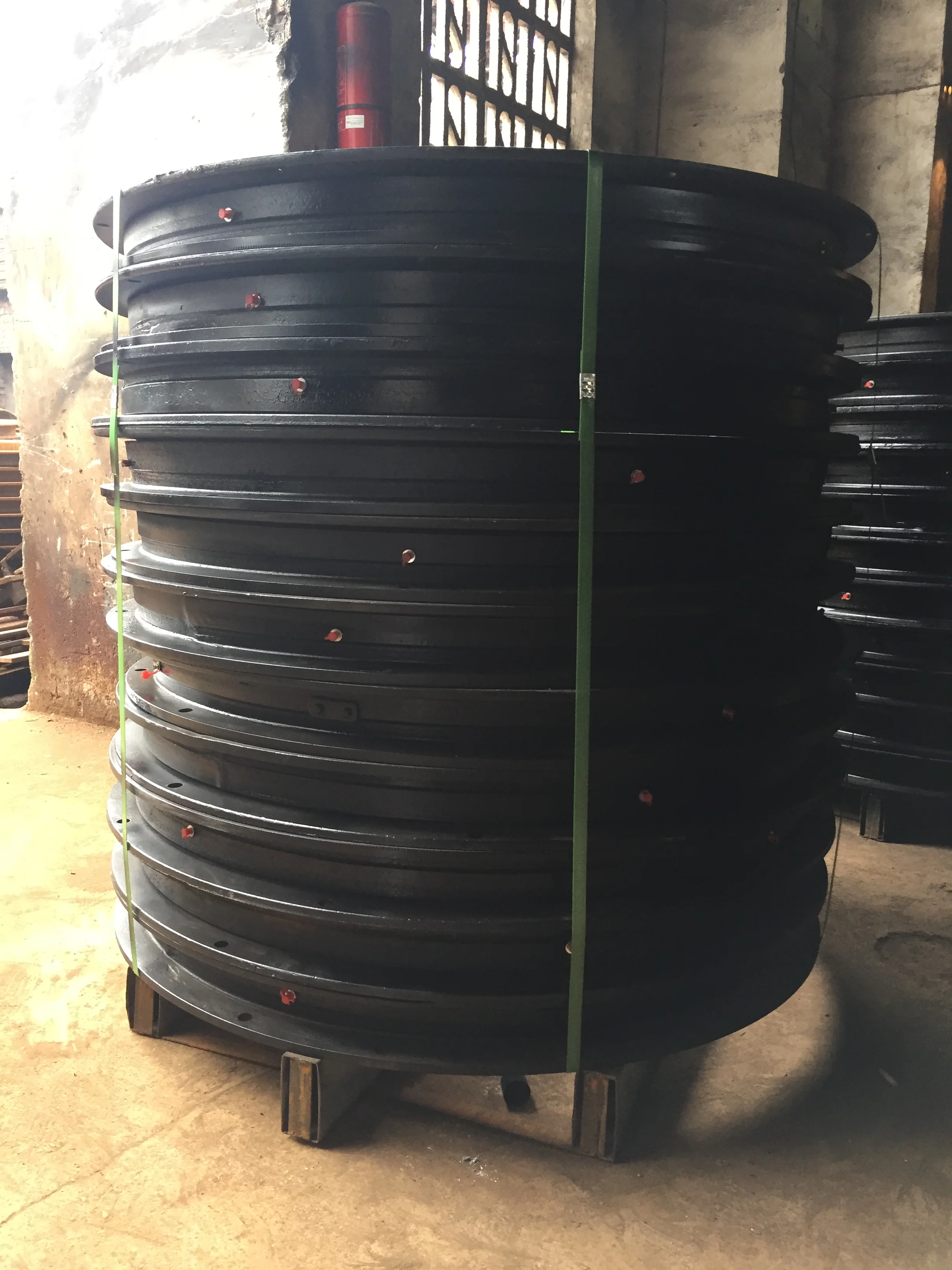 Diameter 1000mm Steel Semi Trailer Ball Race Turntable