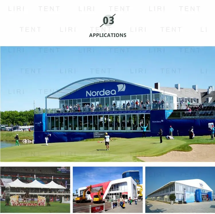 Triple Decker Tent - 3 Story Hall Marquee Event Setup