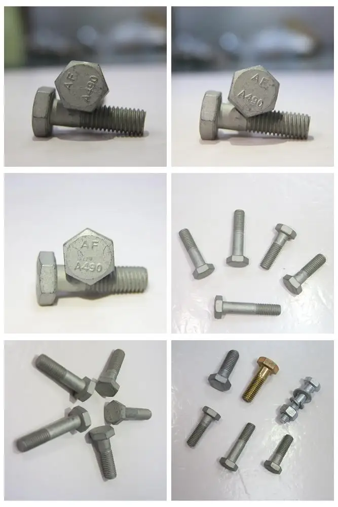 GEOMET ASME B18.2.6 ASTM A325 A449 A490 T-1 heavy hex structural bolt ...