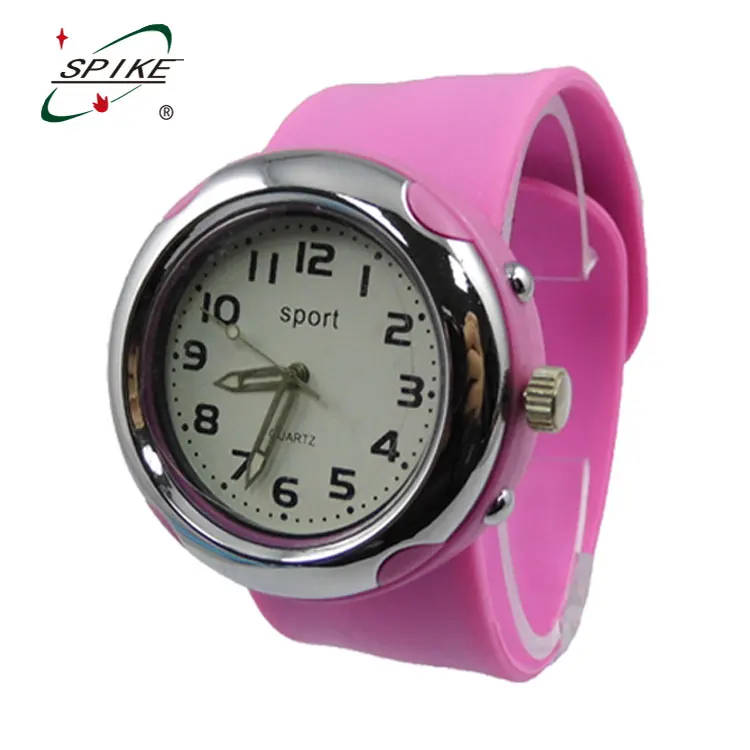 Silicon Slap Watch Interchange Minion Smiggle Slap Band Watch - Buy ...