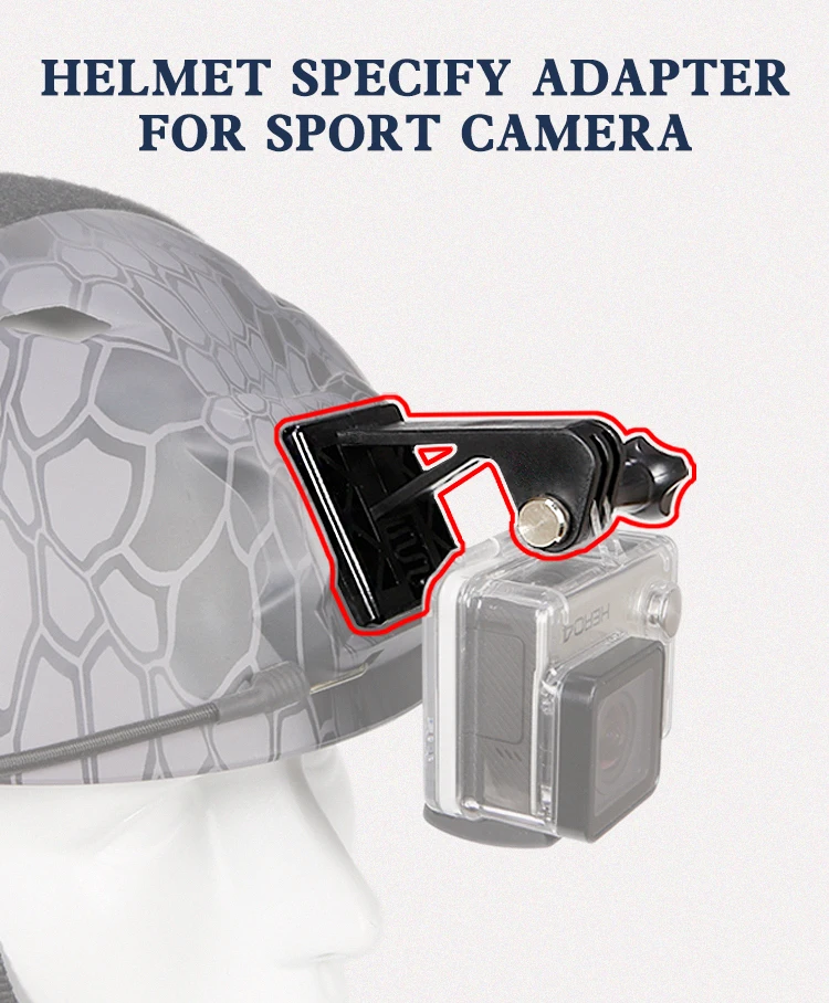 Action & Sports Camera Accessory Helmet Specify Adapter For Rail Helmet ...