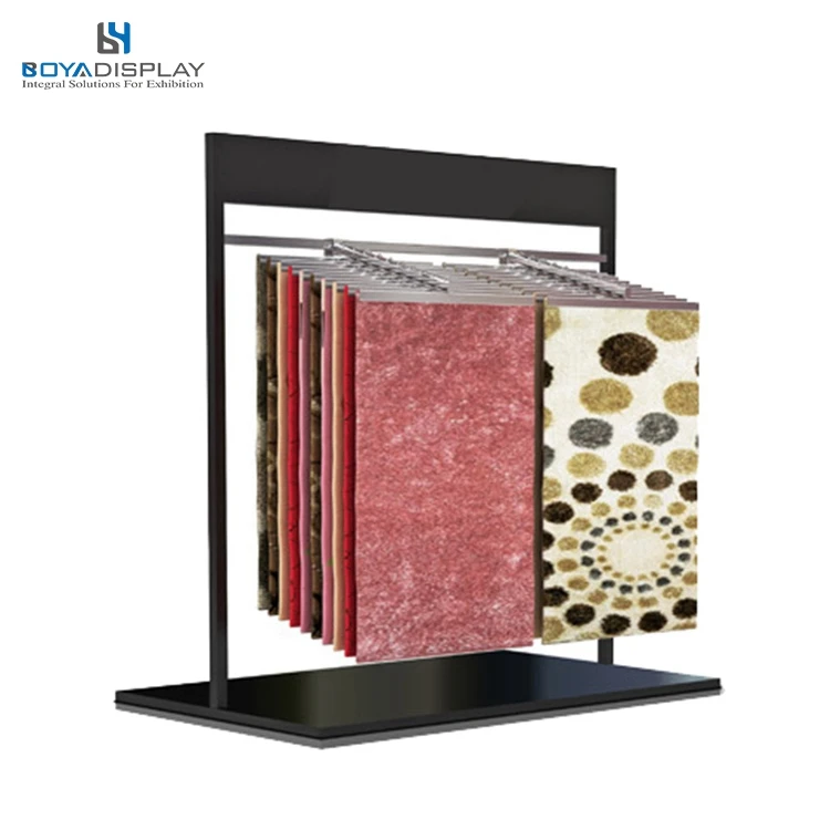 Custom Metal Rug Carpet Sample Display Stand Rack For Shop - Buy Carpe ...