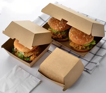 High Quality Wholesale Food Grade Hamburger Packaging Burgers Box - Buy ...