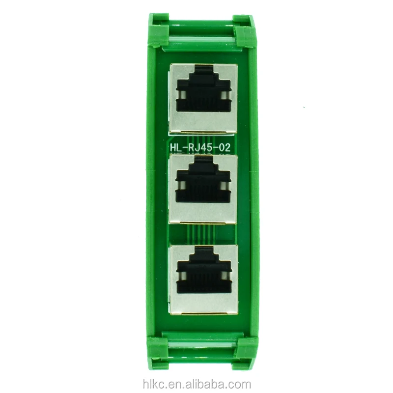Rj45 Splitter 1 To 2 Ethernet Splitter Din Rail Mounting - Buy Rj45 ...