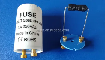 Led T8 Tube Light Starter/1a Led Starter With Fuse - Buy 1a Led Starter ...