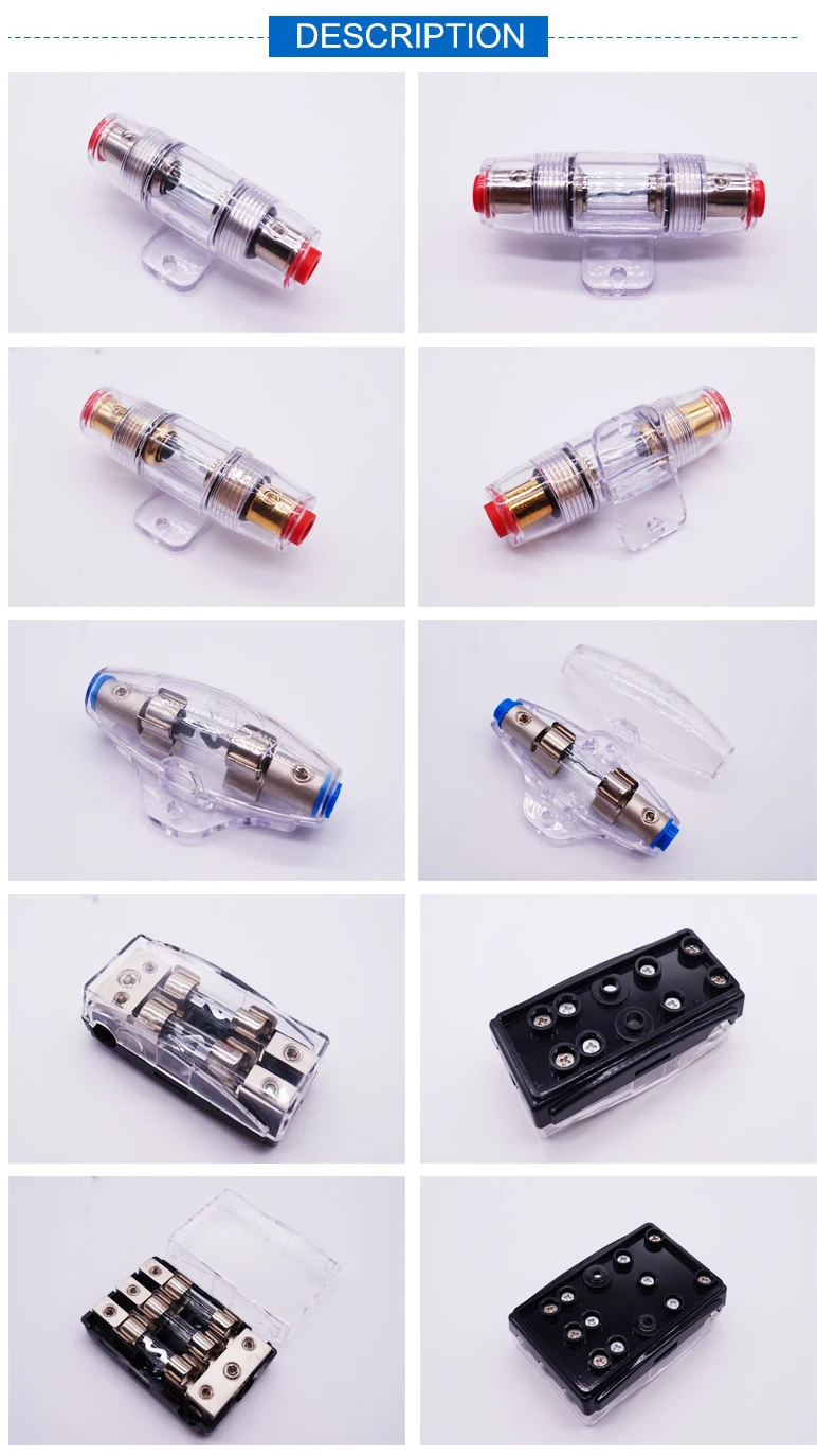 New Imc Audio Accessories 80 Amp Inline Agu Fuse Holder Fit 4 8 10 ...