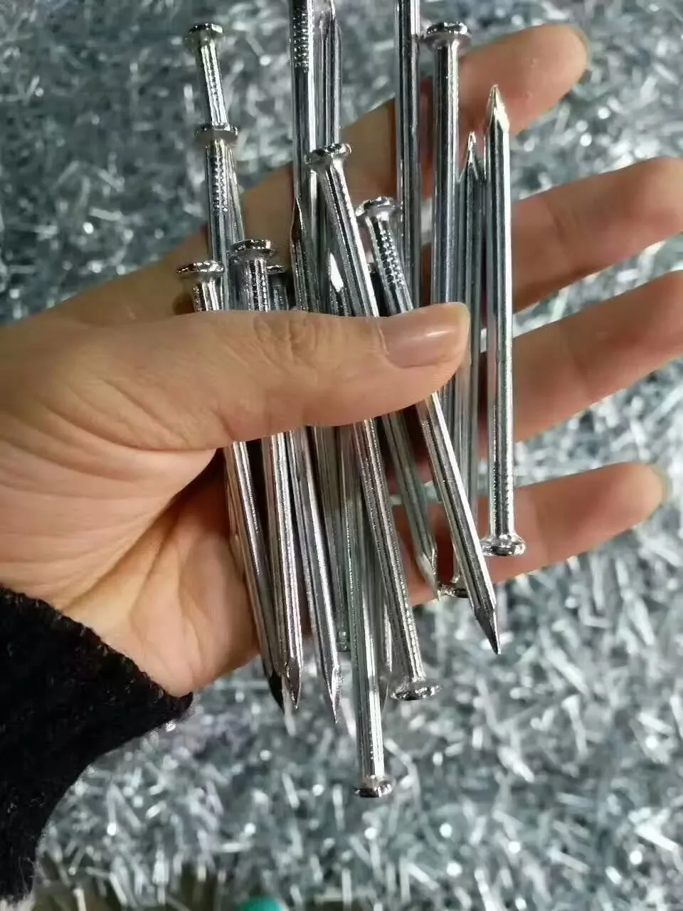 Hardened Steel Black Or Galvanized Concrete Steel Nail For Construction ...