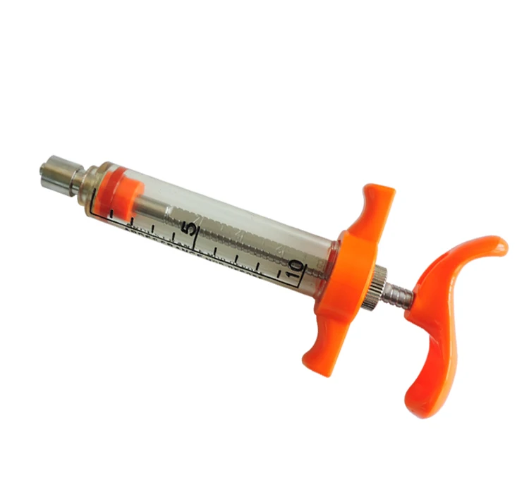 10ml 20ml Copper Head Continuous Poultry Injection Syringe