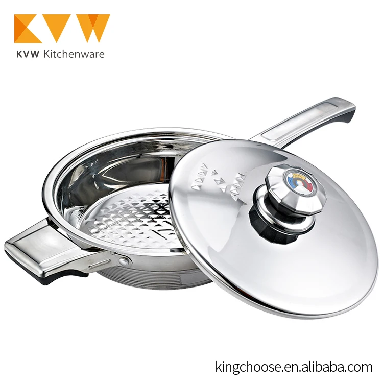 Royalty Line Cookware Stainless Steel Hot Pot Casserole Set And Pan Set ...