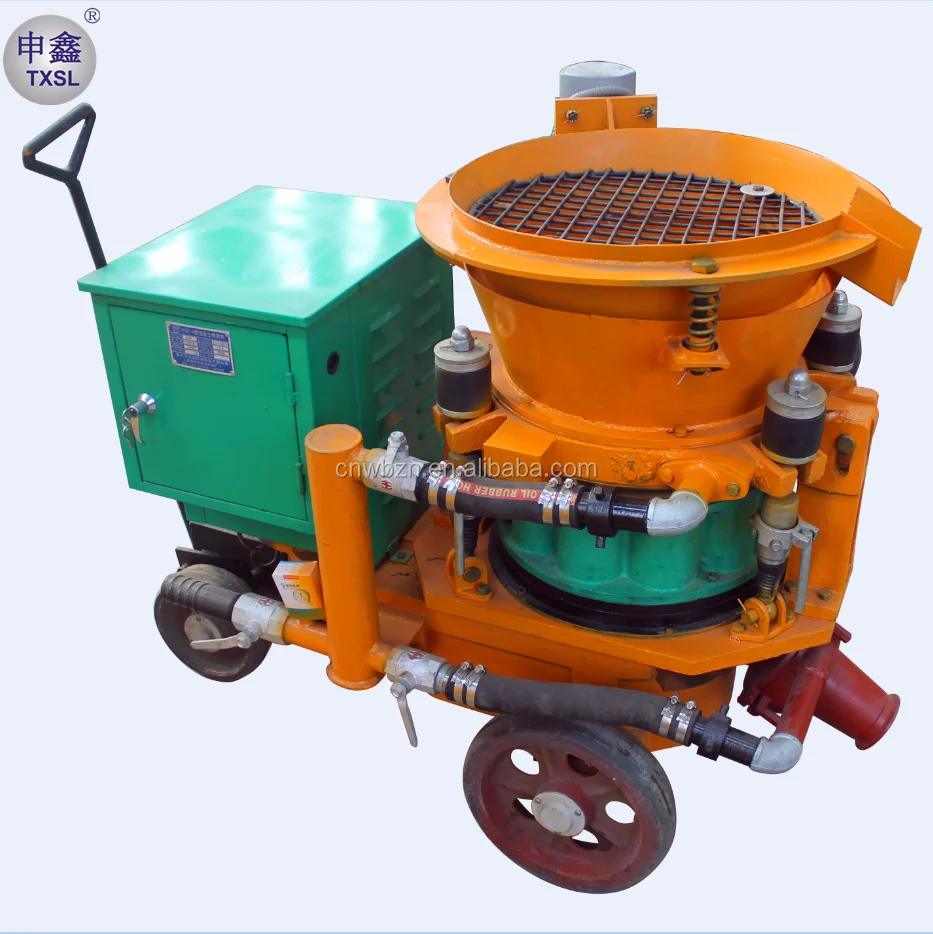Pz 7 Aliva Dry Shotcrete Concrete Mortar Spraying Electric Gunite ...