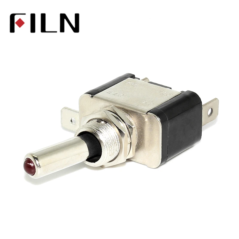 Electrical Equipment & Supplies 2x 12V Aircraft Style Toggle Switch w ...