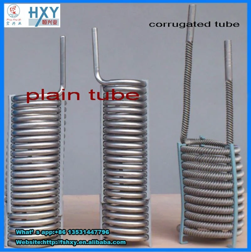 High Efficiency Horizontal Titanium Tube Coil Heat Exchanger
