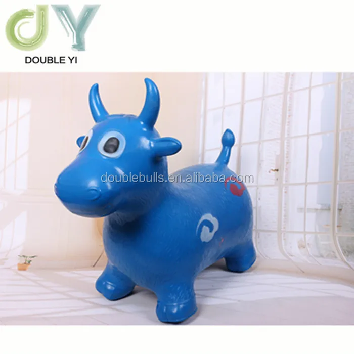 Custom Plastic Inflatable Jumping Animal / Rubber Animal Toy For Kids ...