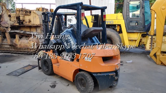 Japan Original 3ton Forklift Used Toyota Forklift Fd30 Lift Height 3m Good Condition For Sale ...