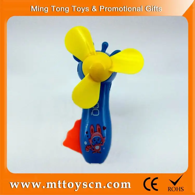 Promotional Customized Printed Plastic Hand Held Mini Toy Fan - Buy ...