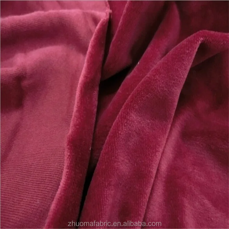 220gsm Thickness Velour 80 Cotton 20 Polyester Cotton Velour Fabric ...