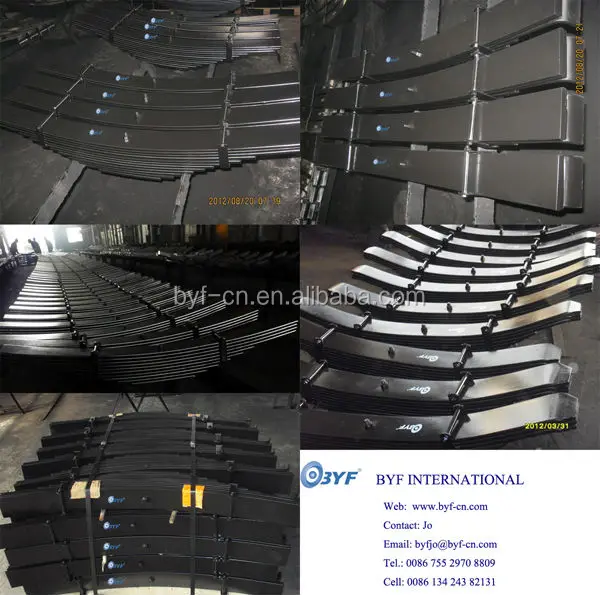 Heavy Duty Parabolic Leaf Spring For Dump Truck - Buy Dump Truck Leaf ...