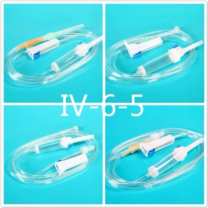 Disposable Pvc Dehp Free Iv Drip Infusion Set With Micro Flow Regulator ...